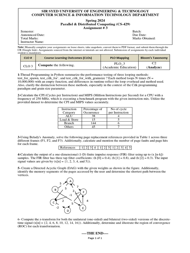 A3 | PDF | Computer Engineering | Computing
