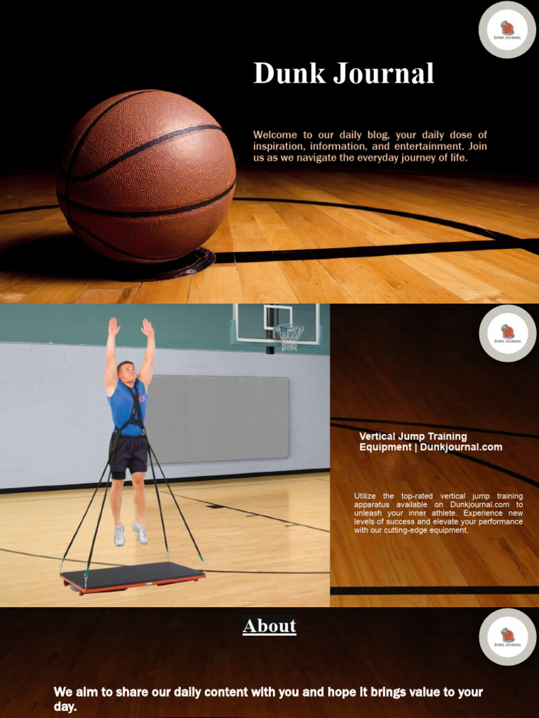 Dunk Journal | PDF | Sports & Recreation | Self-Improvement
