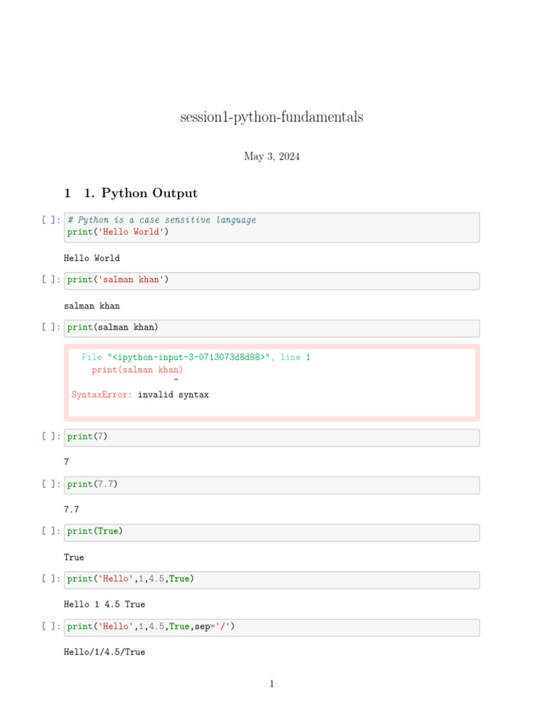 DSMP | PDF | Data Type | Python (Programming Language)