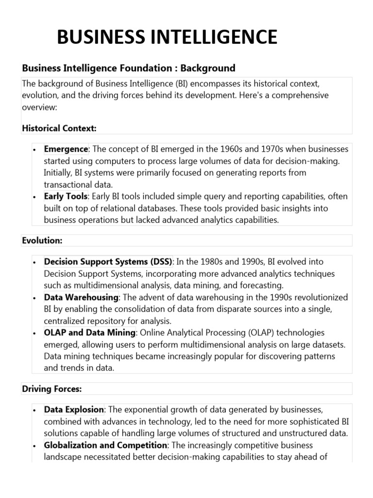 Business Intelligence | PDF | Business Intelligence | Ontology ...