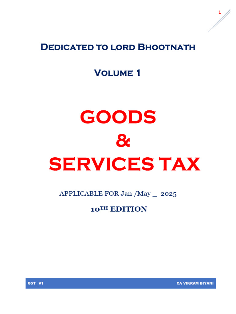 Gst New Material | Download Free PDF | Value Added Tax | Taxes