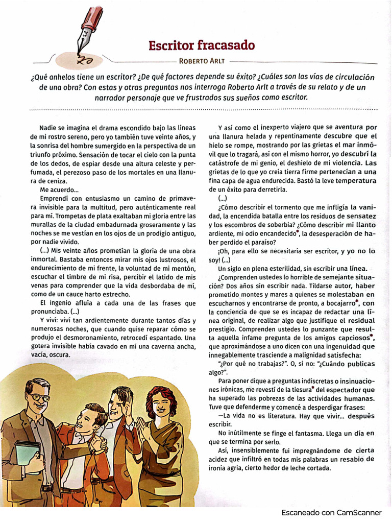 Escritor Fracasado - Roberto Arlt (Pág 8 A 13) | PDF