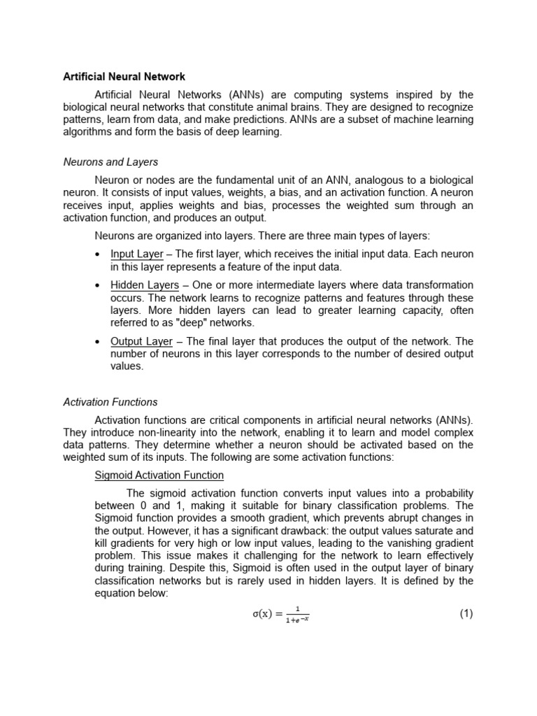 Artificial Neural Network Notes | PDF | Artificial Neural Network ...
