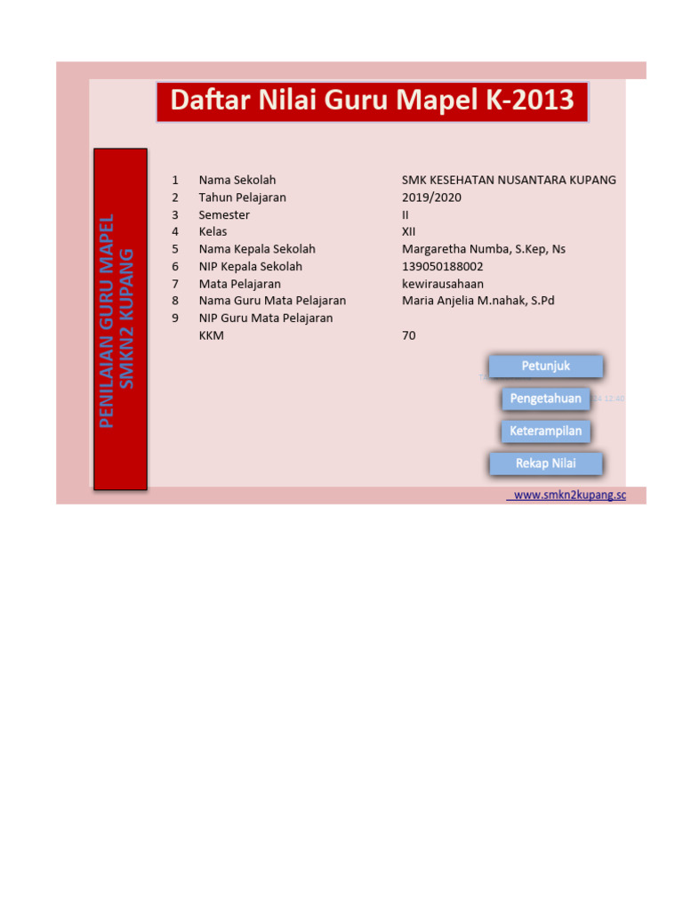 NILAI KEWIRAUSAHAAN KELAS XII Semester II | PDF