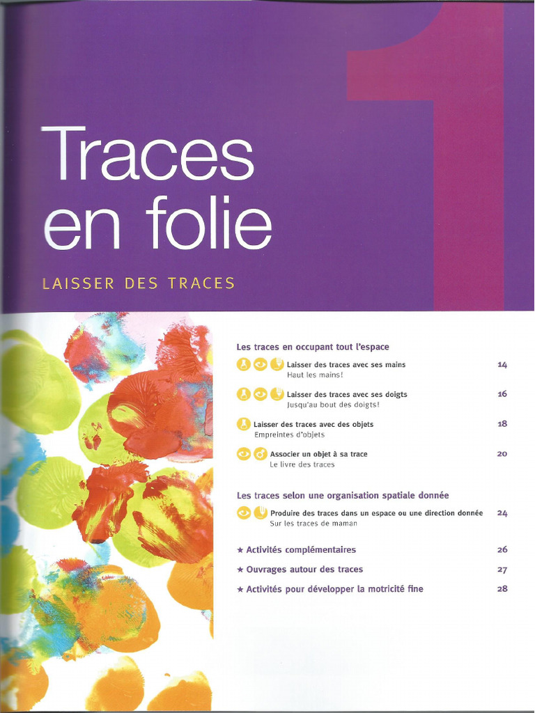 Traces À Suivre PS - Période 1 - Traces en Folie | PDF