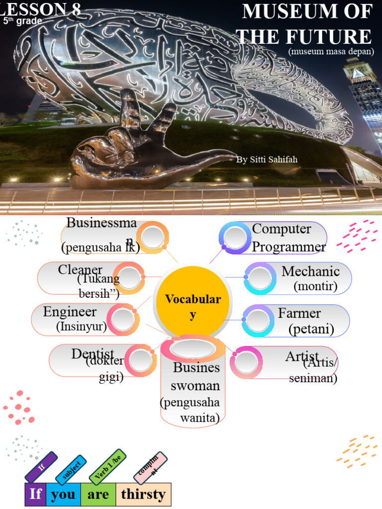 Lesson 8 - Museum of The Future | PDF | Language Mechanics | Linguistics