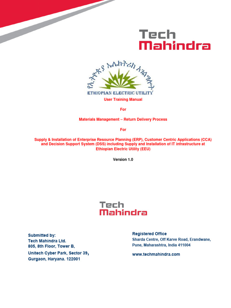 EEU - MM - UTM - Return Delivery Process - v1.0 | PDF | Logistics ...