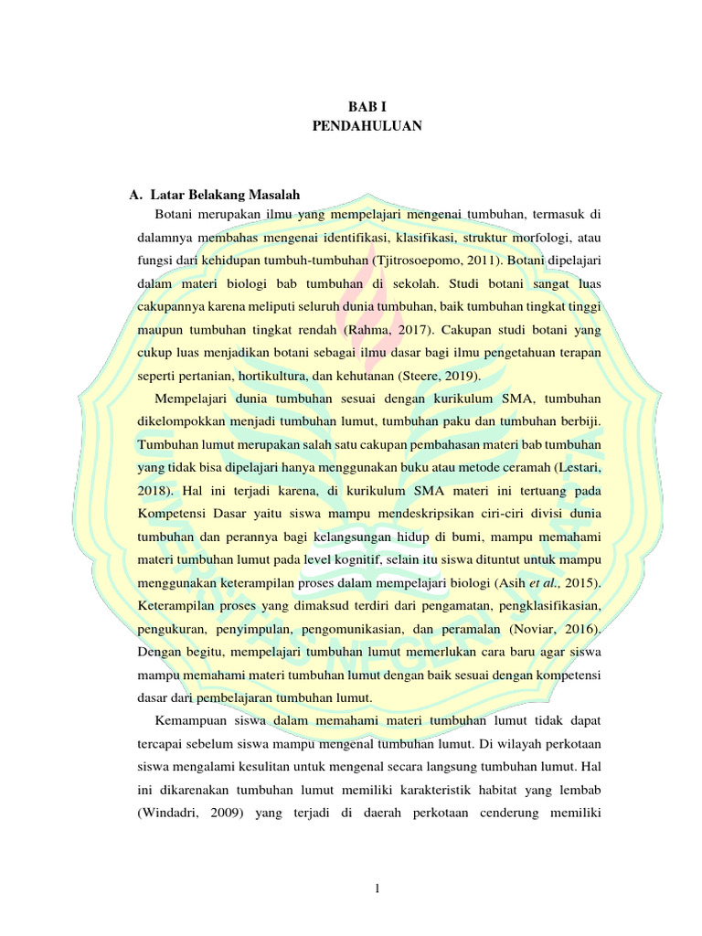 Bab 1 Skripsi | PDF