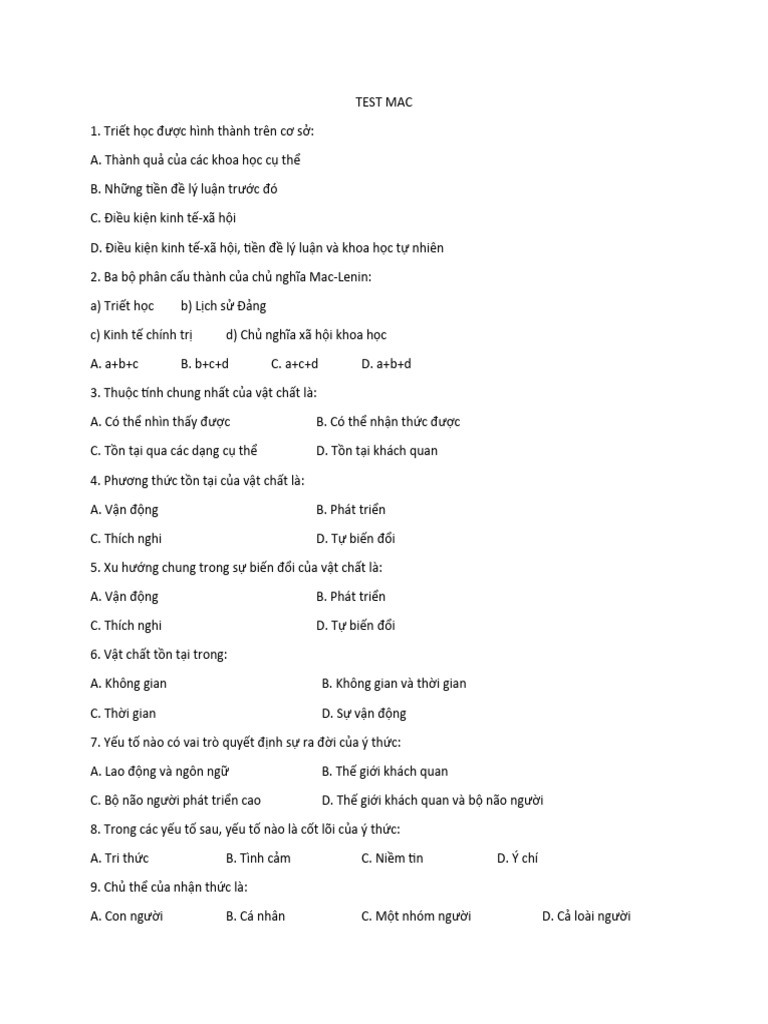 Test Mac | PDF