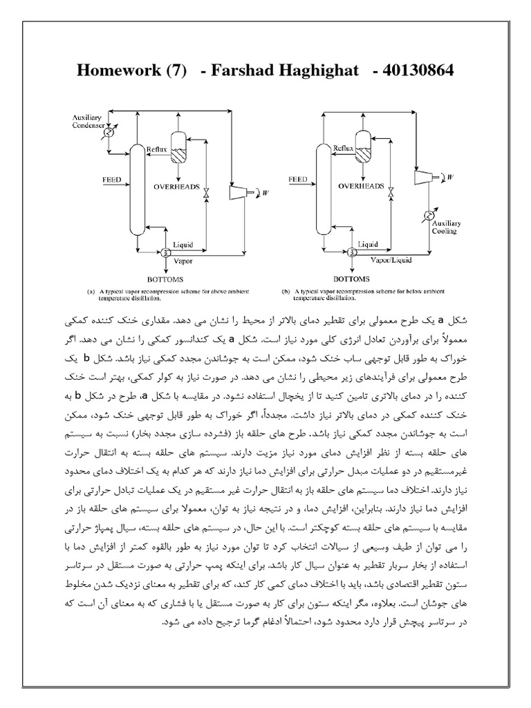 Homework (7) Chemical Process | PDF