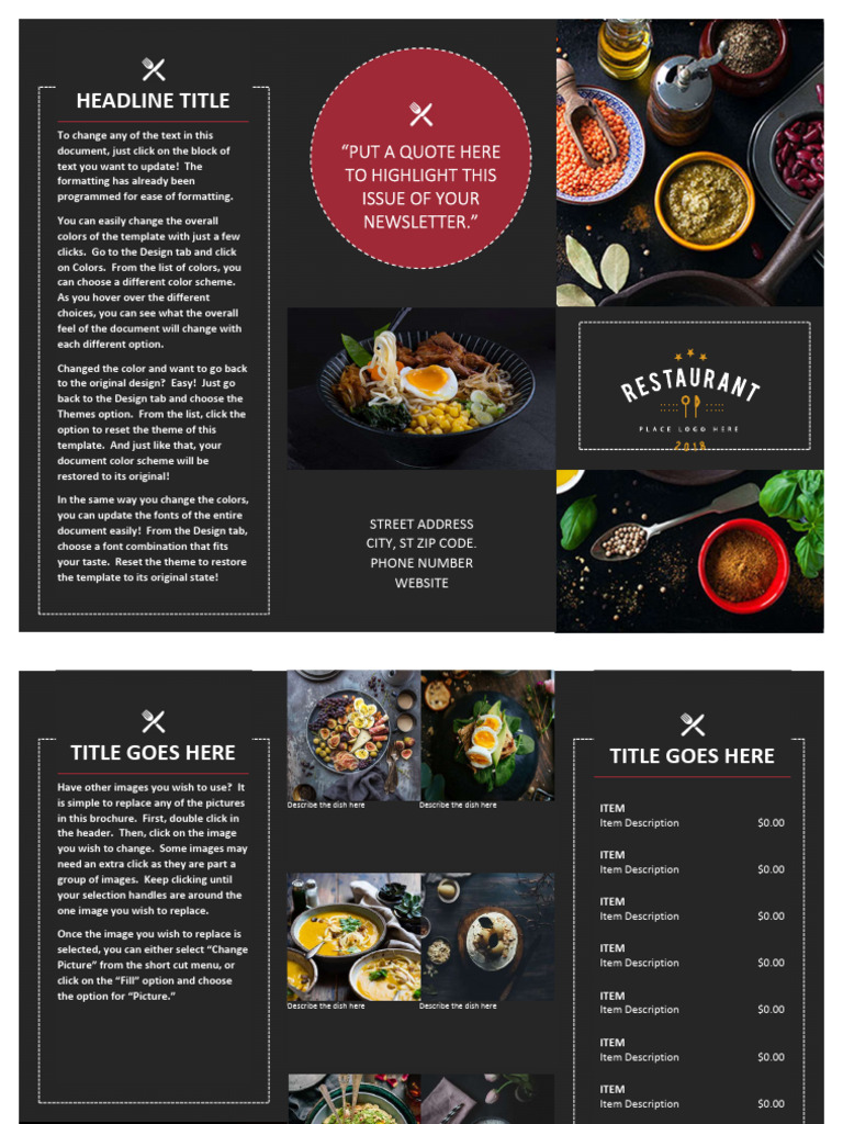 Headline Title: "Put A Quote Here To Highlight This Issue of Your Newsletter." | PDF | Software ...