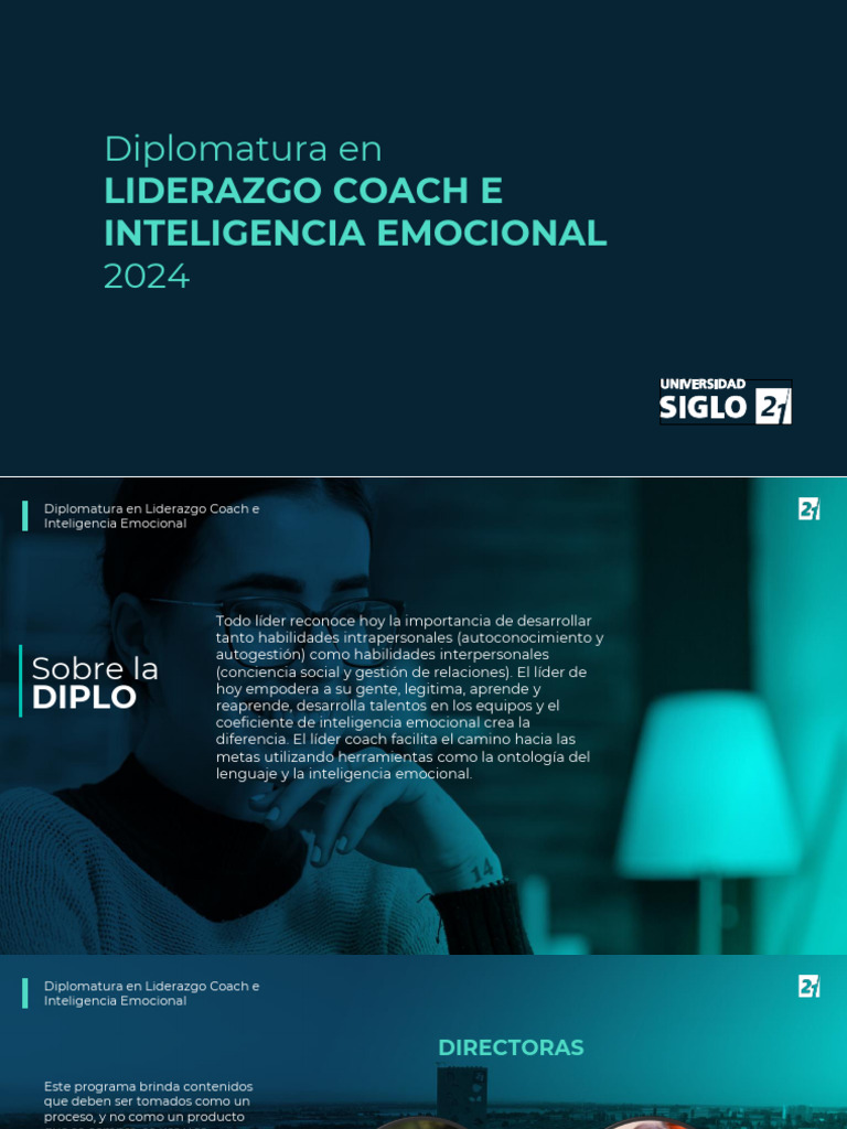 Brochure Diplo Coach 2024 | PDF | Las emociones | Inteligencia emocional