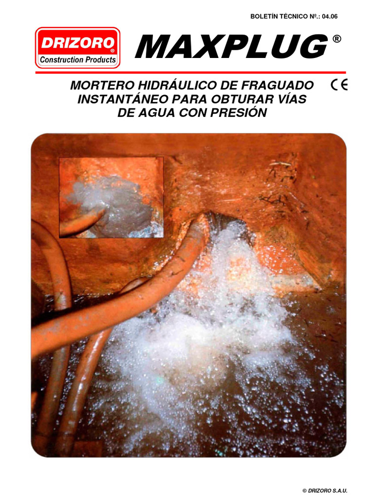 FT Maxplug Esp | PDF | Agua | Hormigón