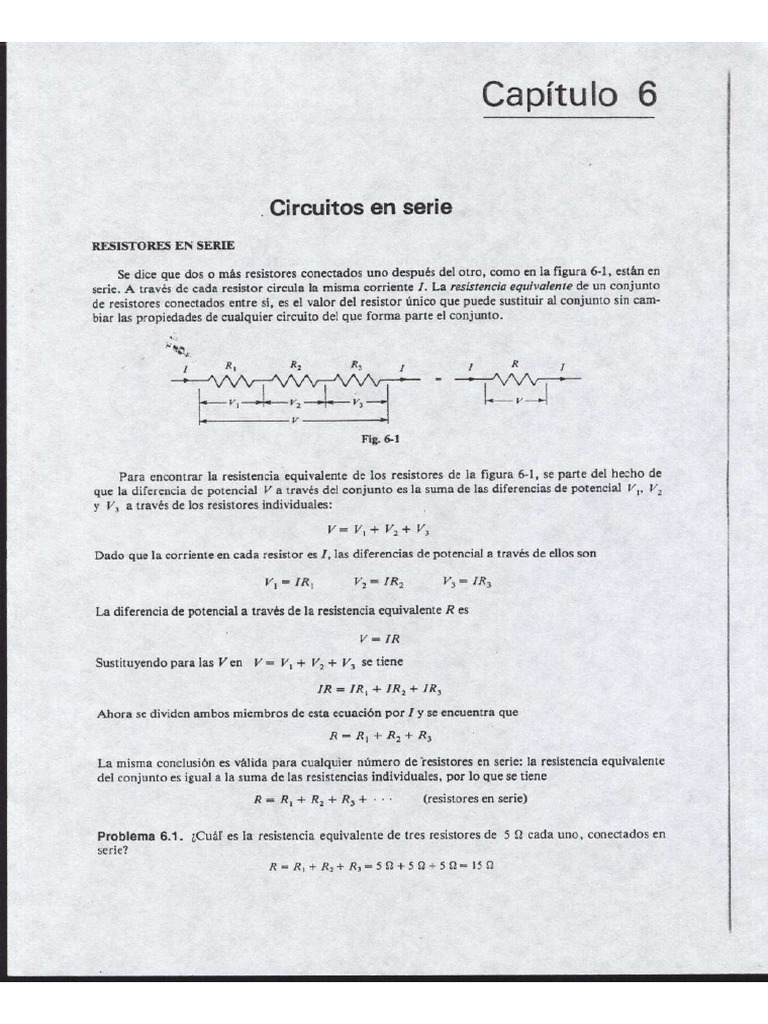 MAT5. Resistores Serie | PDF