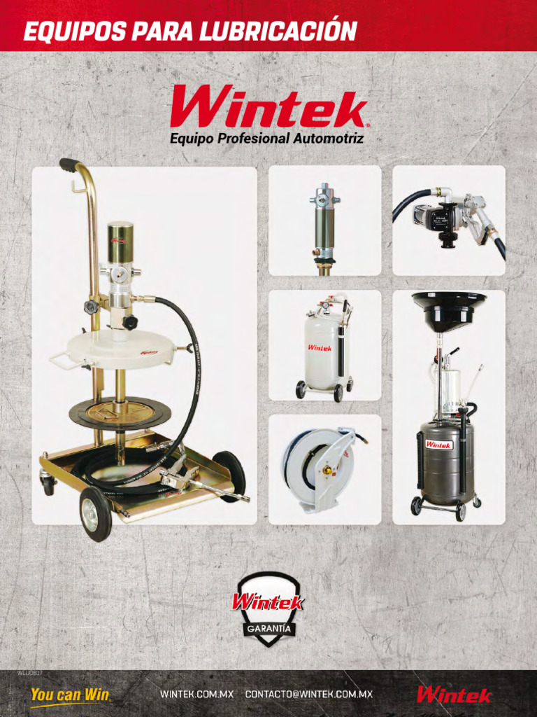 Catalogo Lubricacion 2020 WINTEK | PDF | Bomba | Presión