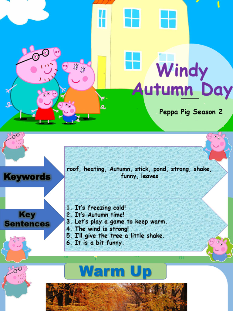 Peppa Pig's Windy Autumn Day | PDF