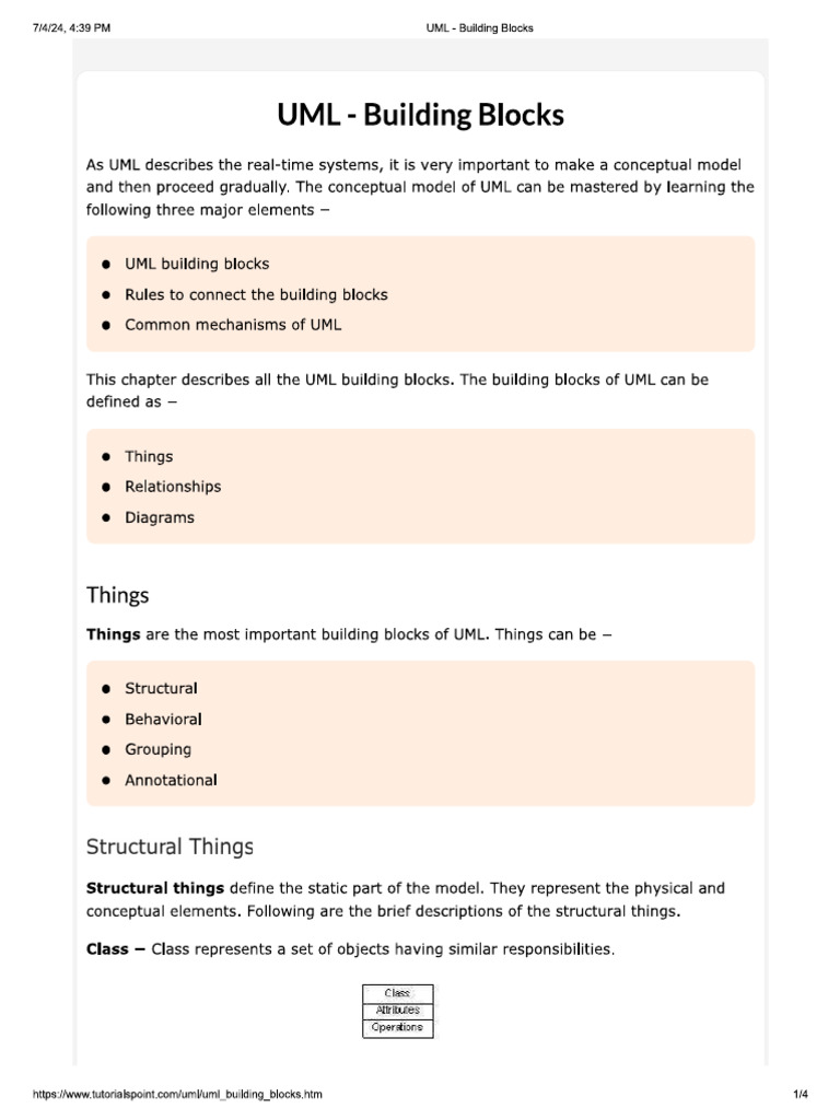 Building Blocks of Uml | PDF Building Blocks of Uml | PDF