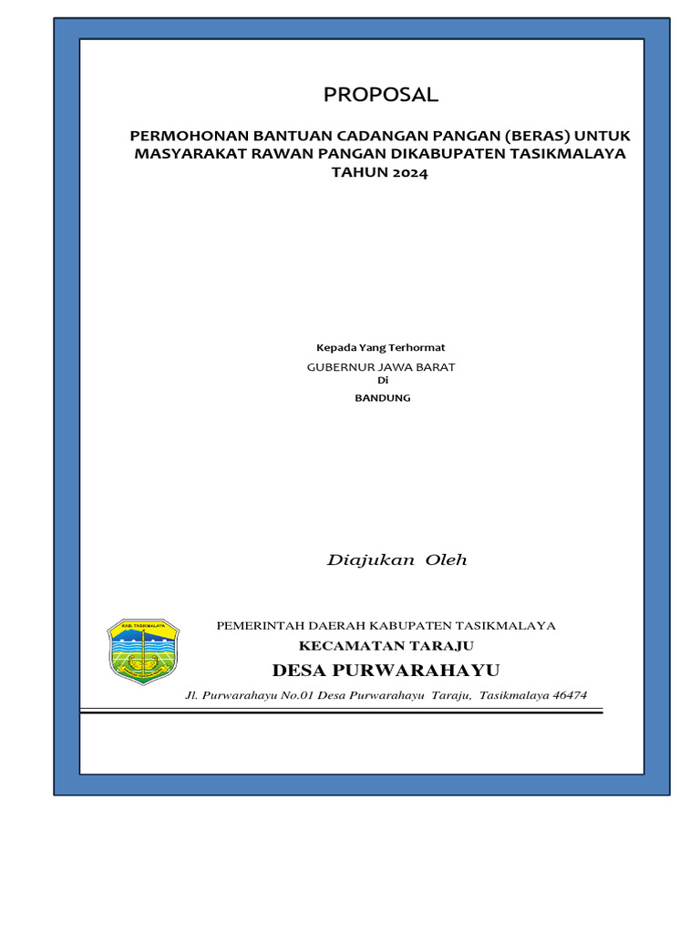 Proposal Desa | PDF