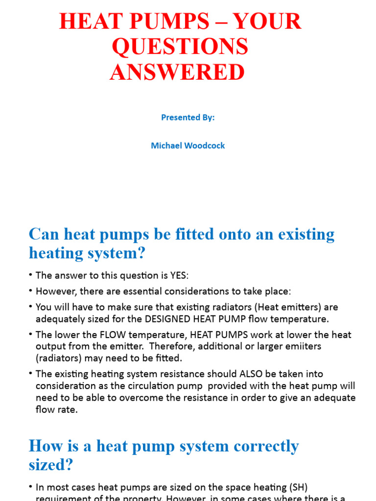 Heat Pumps - Your Questions Answered | PDF | Heat Pump | Pump