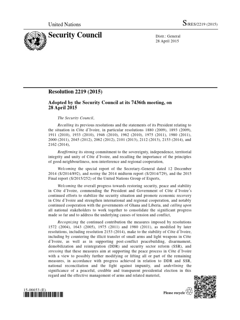 17 - 2015_annex_a | PDF | Missile | Peacebuilding