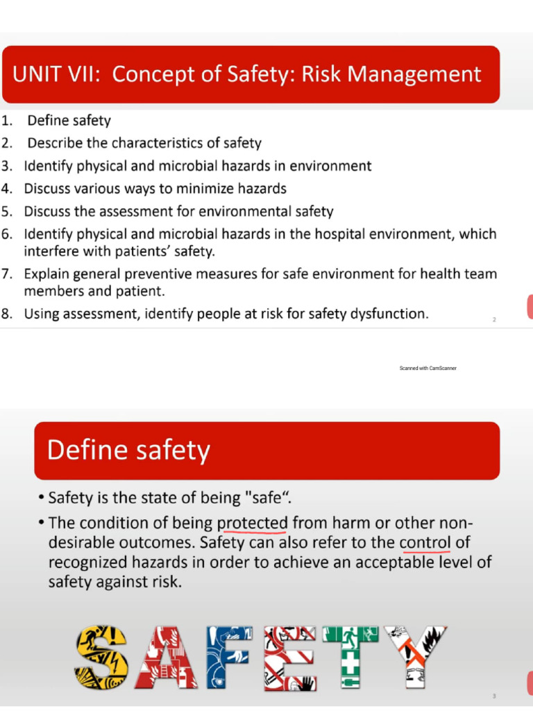 7 (Safety & Risk Management) FON | PDF