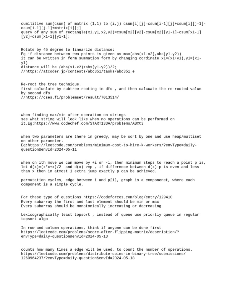 CP Tricks | PDF | Algorithms | Graph Theory