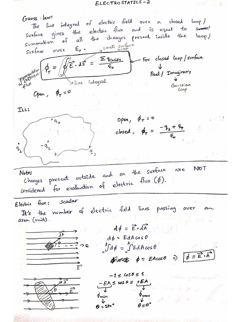 Electrostatics 2 | PDF