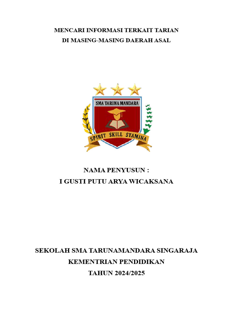 MENCARI INFORMASI TERKAIT TARIAN Sang Hyang Sampat | PDF