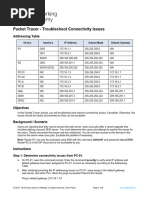 12.1.9 Packet Tracer - Identify Packet Flow | PDF | Router (Computing) | World Wide Web