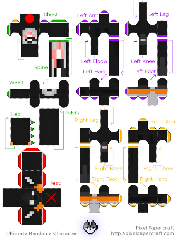 Minecraft Bendable Character | PDF