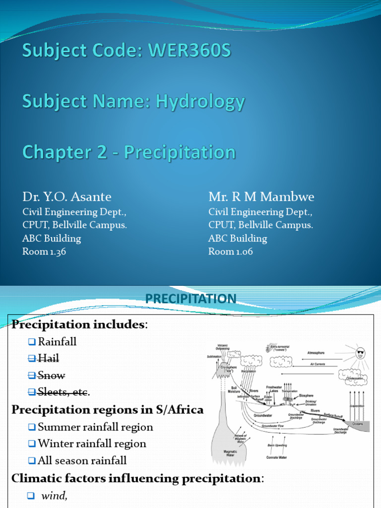 Chapter 2 - Precipitation Rev2 | PDF | Precipitation | Contour Line