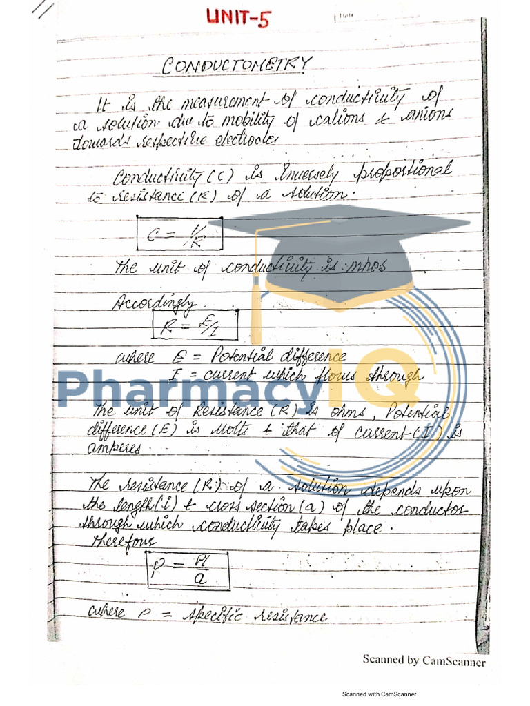 Unit-5, Pharmaceutical Analysis, SEM-1 | PDF