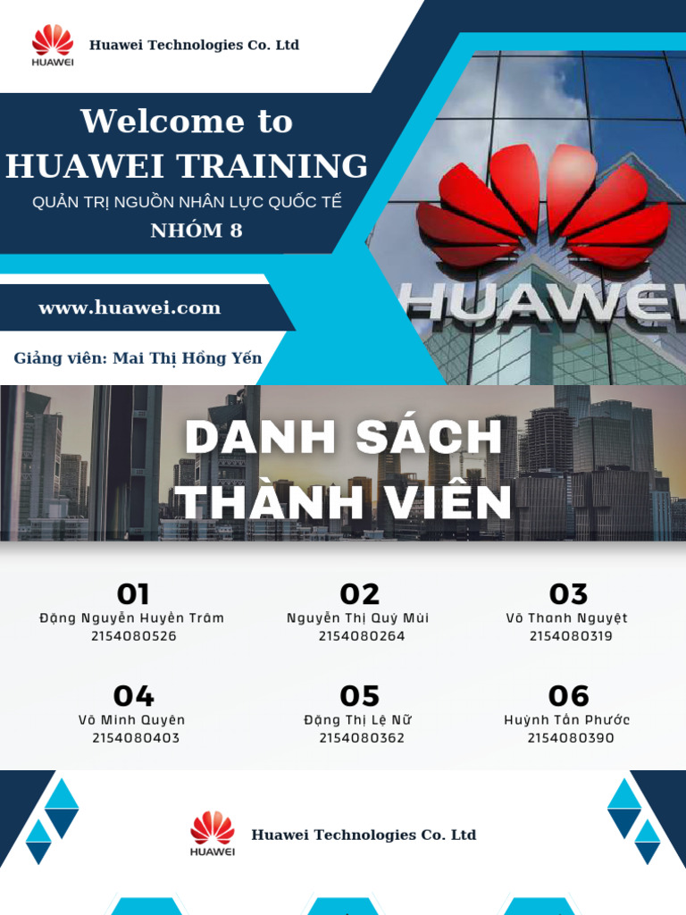Huawei Training C A Nhóm 8-Đã Nén | PDF