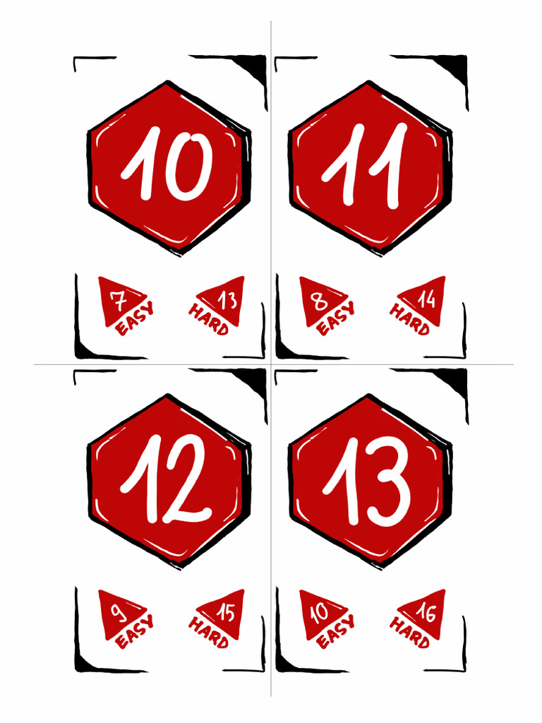 ICRPG Target Cards EN | PDF