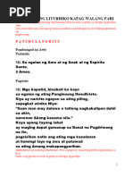 (Tagalog) Mass Guide | PDF