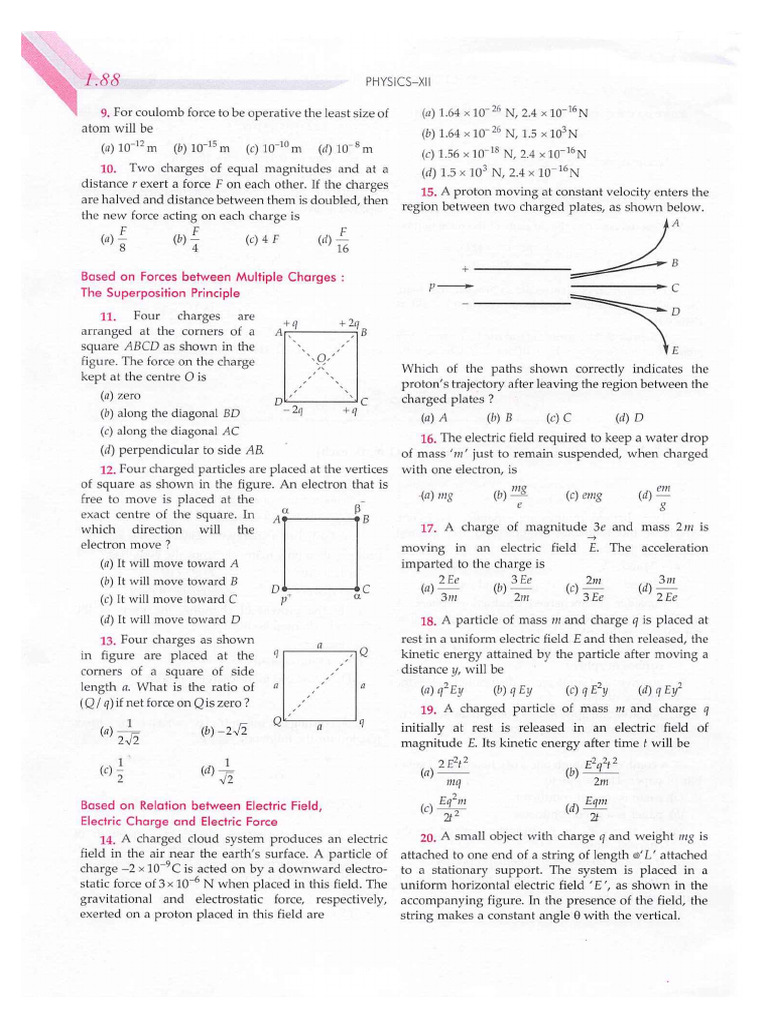 Physics Revision | Download Free PDF | Electric Field | Force