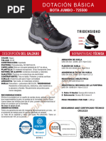 Ficha Técnica Bota Riverline GRS | PDF | Textiles | Calzado