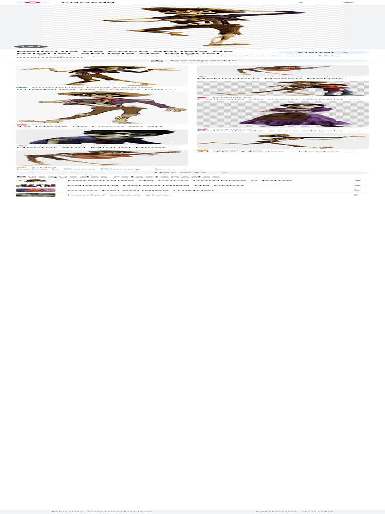 Personajes de la película Coco | PDF | Juegos y actividades