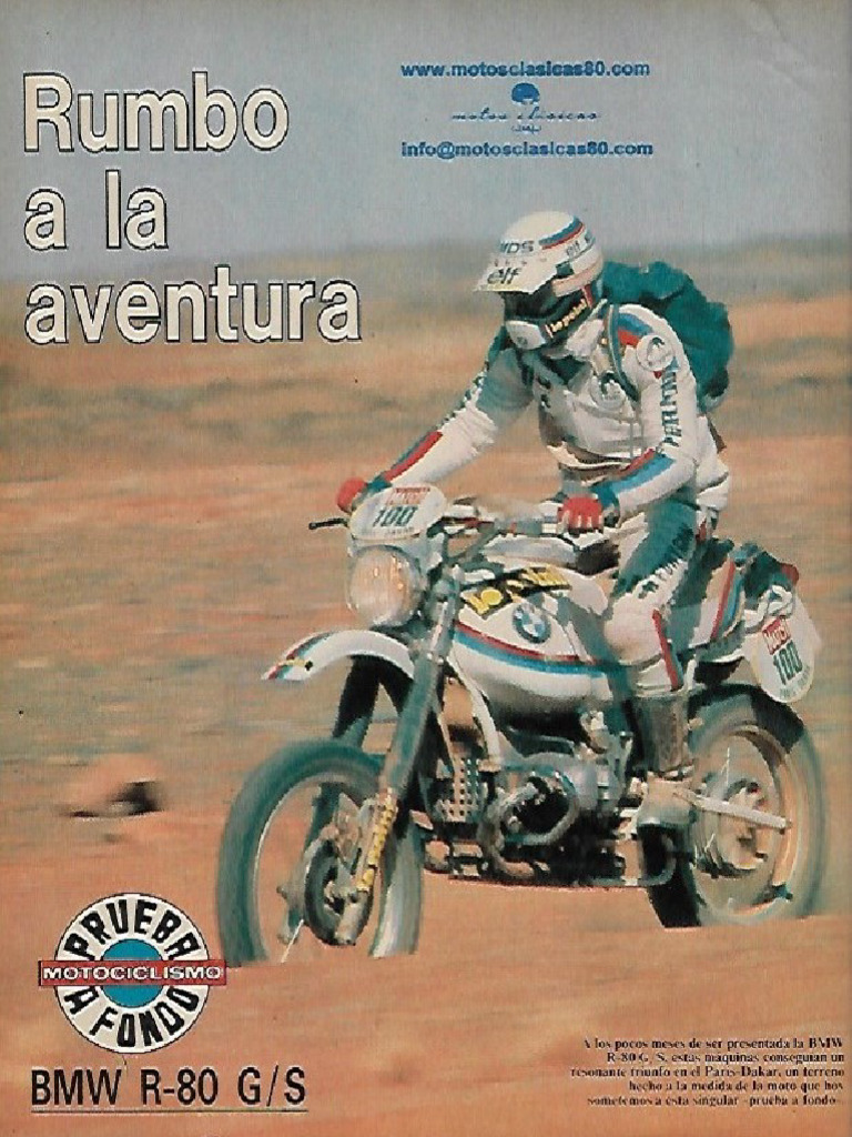 BMW GS80 Motociclismo n708 1981 | PDF