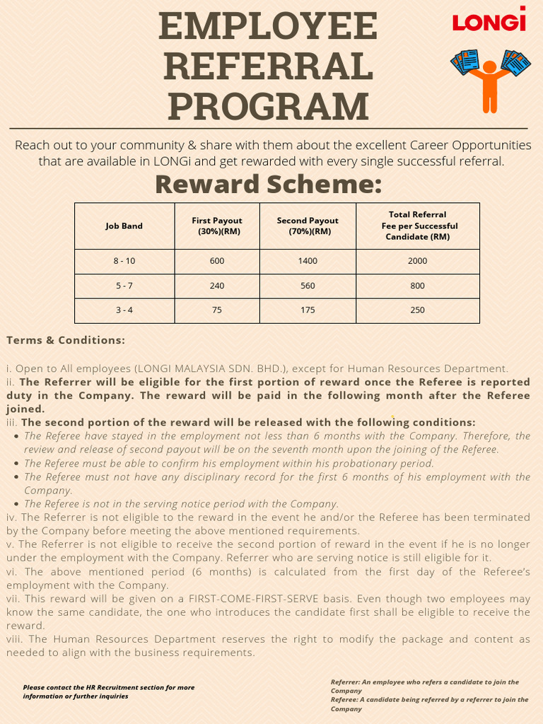 Employee Referral Program | Download Free PDF | Recruitment | Employment