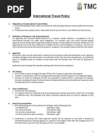 Travel & Expense Policy Overview | PDF | Per Diem | Expense