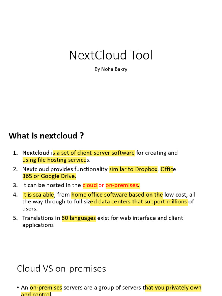 Section 3 NextCloud | PDF | Cloud Computing | Virtual Machine