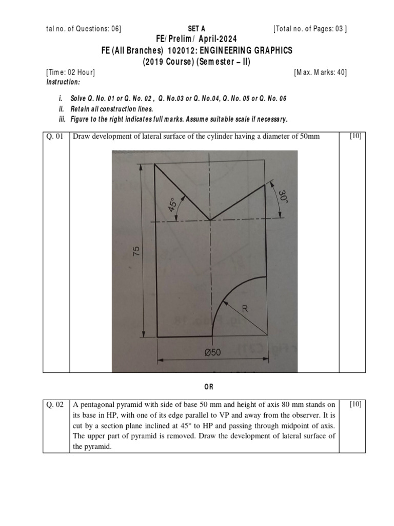 2024 Div D EG Prelim Paper SET A | PDF