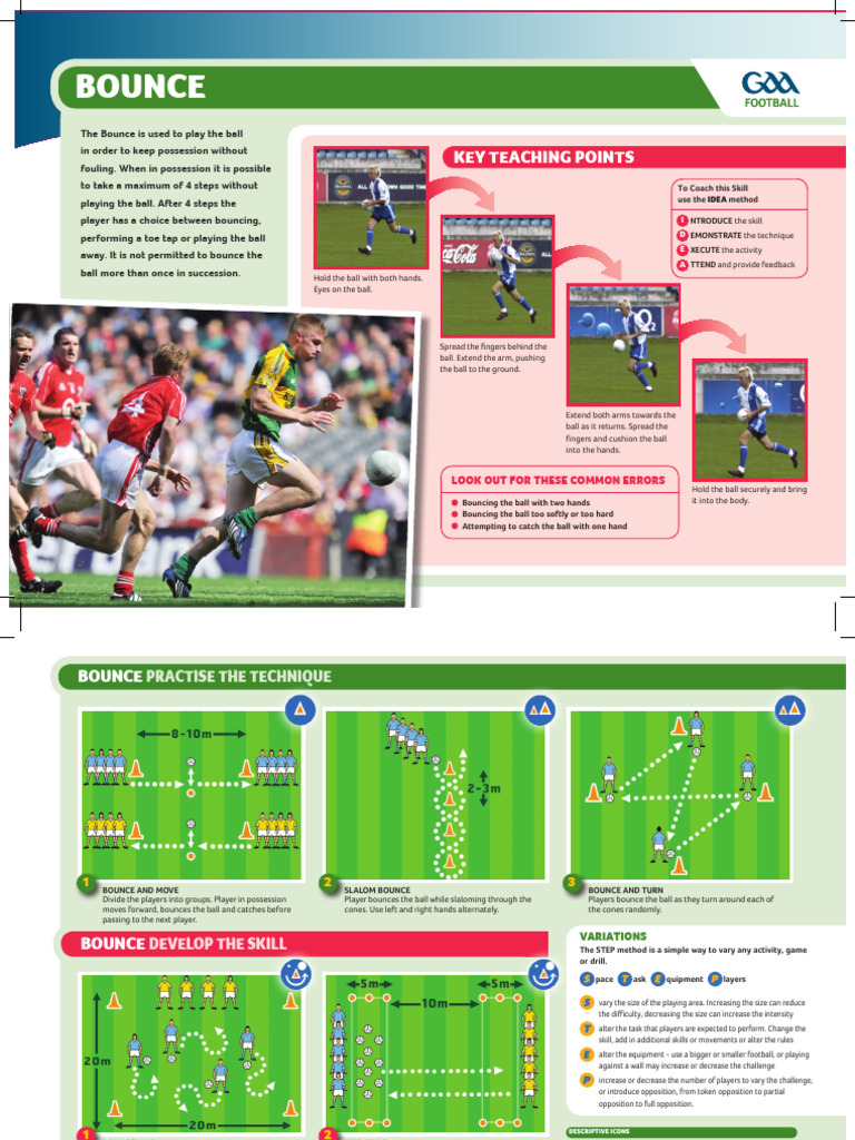 Bounce-Skillcard 09 Aw | PDF | Sports | Ball Games