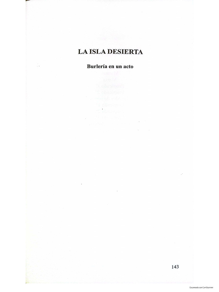 La Isla Desierta | PDF