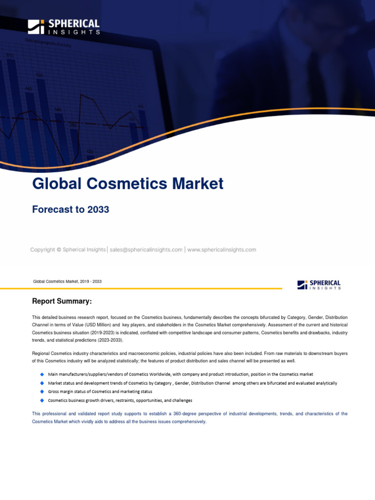 Sample SI3684 Global Cosmetics Market Forecast 2033 | PDF | Cosmetics ...