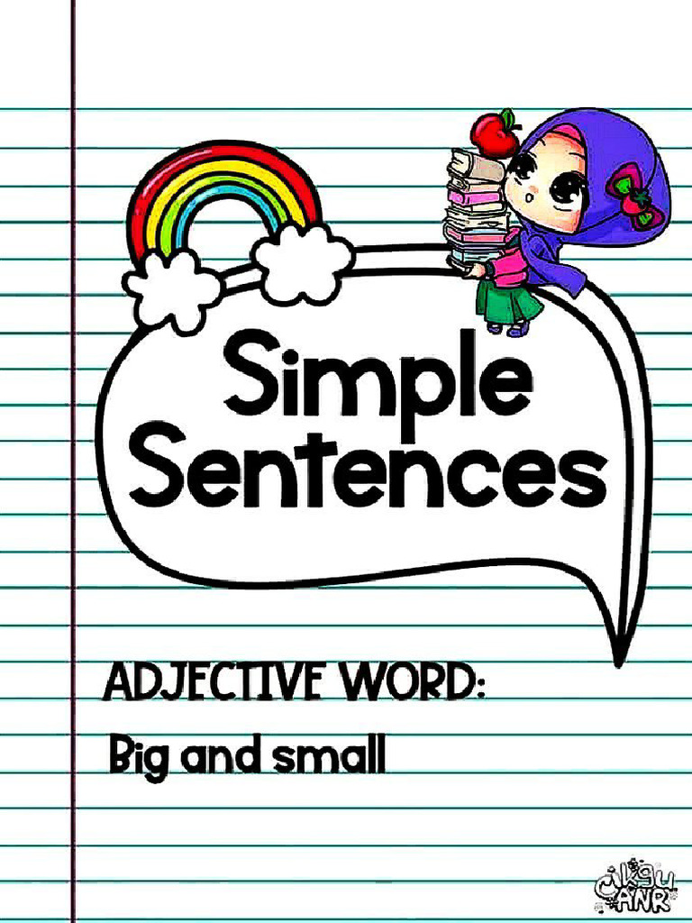 Simple Sentences Adjective | PDF
