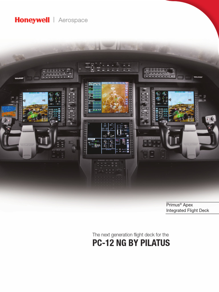 A60 0843 000 005 PrimusApexPilatusPC 12NG Bro | PDF | Avionics | Cockpit