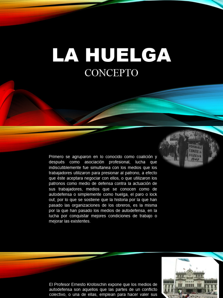 Historia y Concepto de la Huelga | PDF | Huelga | Derecho laboral