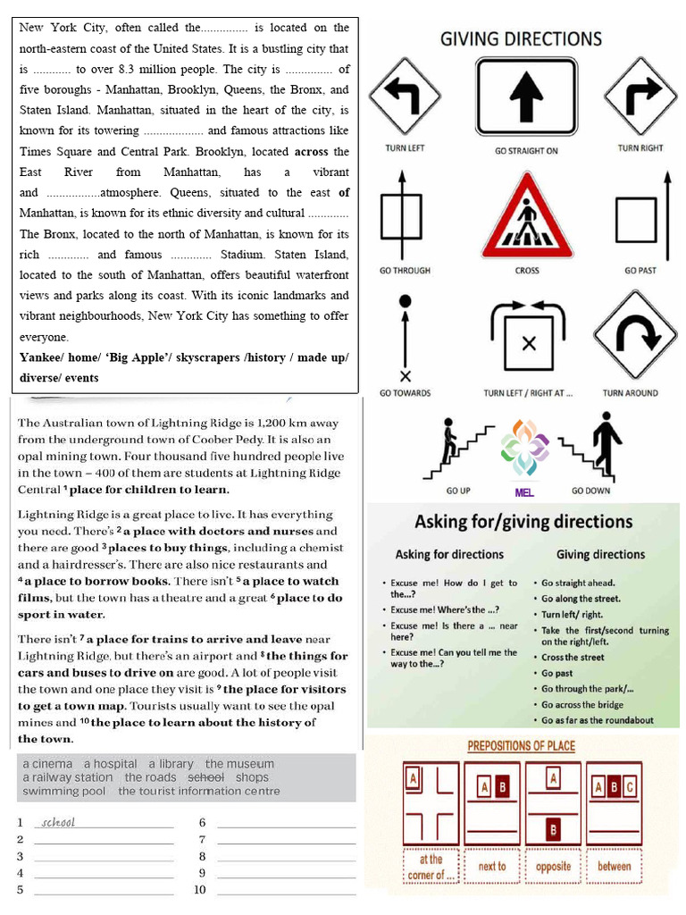 Asking and Giving Directions | PDF | History